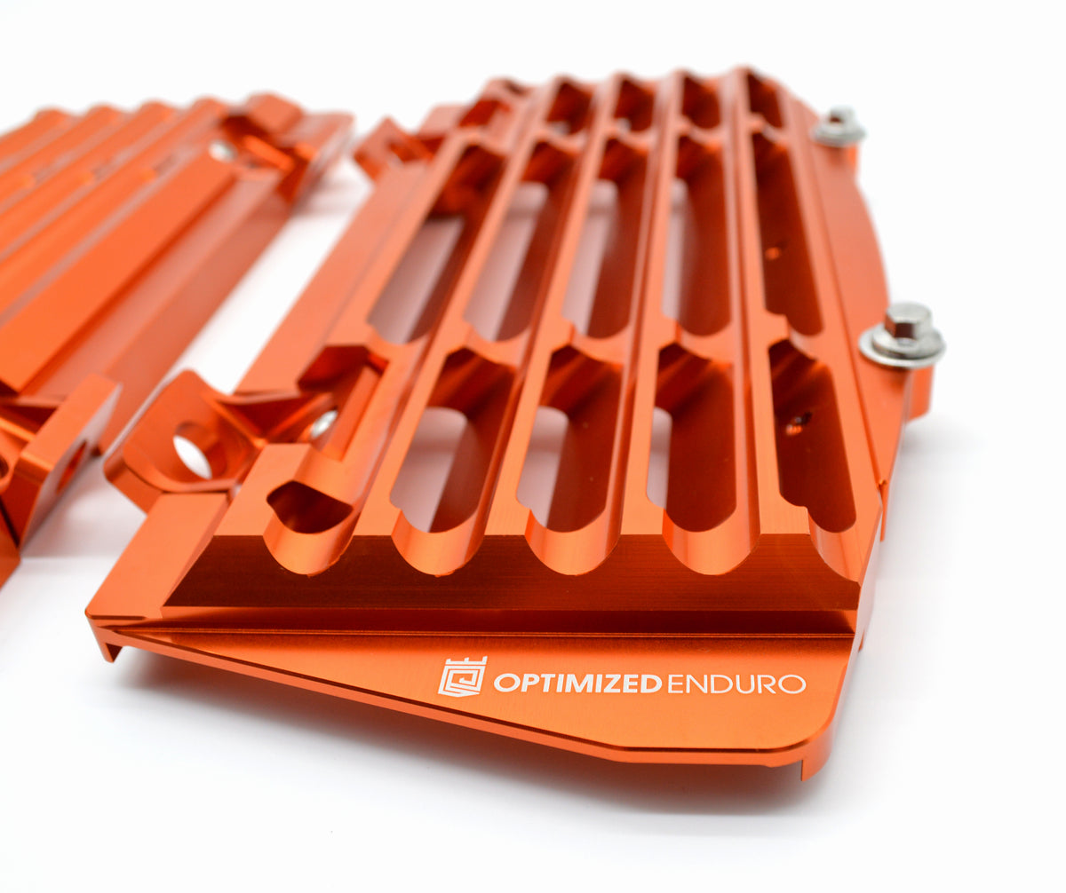 Optimized Enduro Radiator Guards for KTM 2016-2024 (Orange) – Coober USA